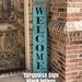 Farmhouse Rustic Wood Welcome Sign, Vertical Wooden Welcome Sign ...
