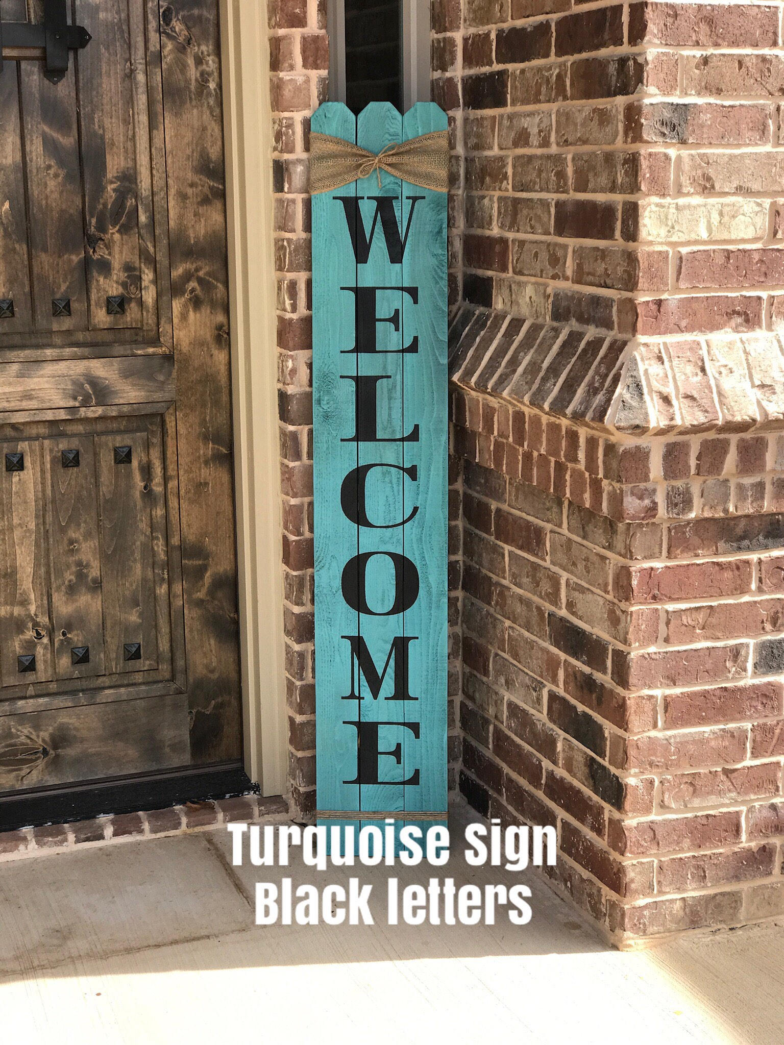 Farmhouse Rustic Wood Welcome Sign Vertical Wooden Welcome - Etsy Canada