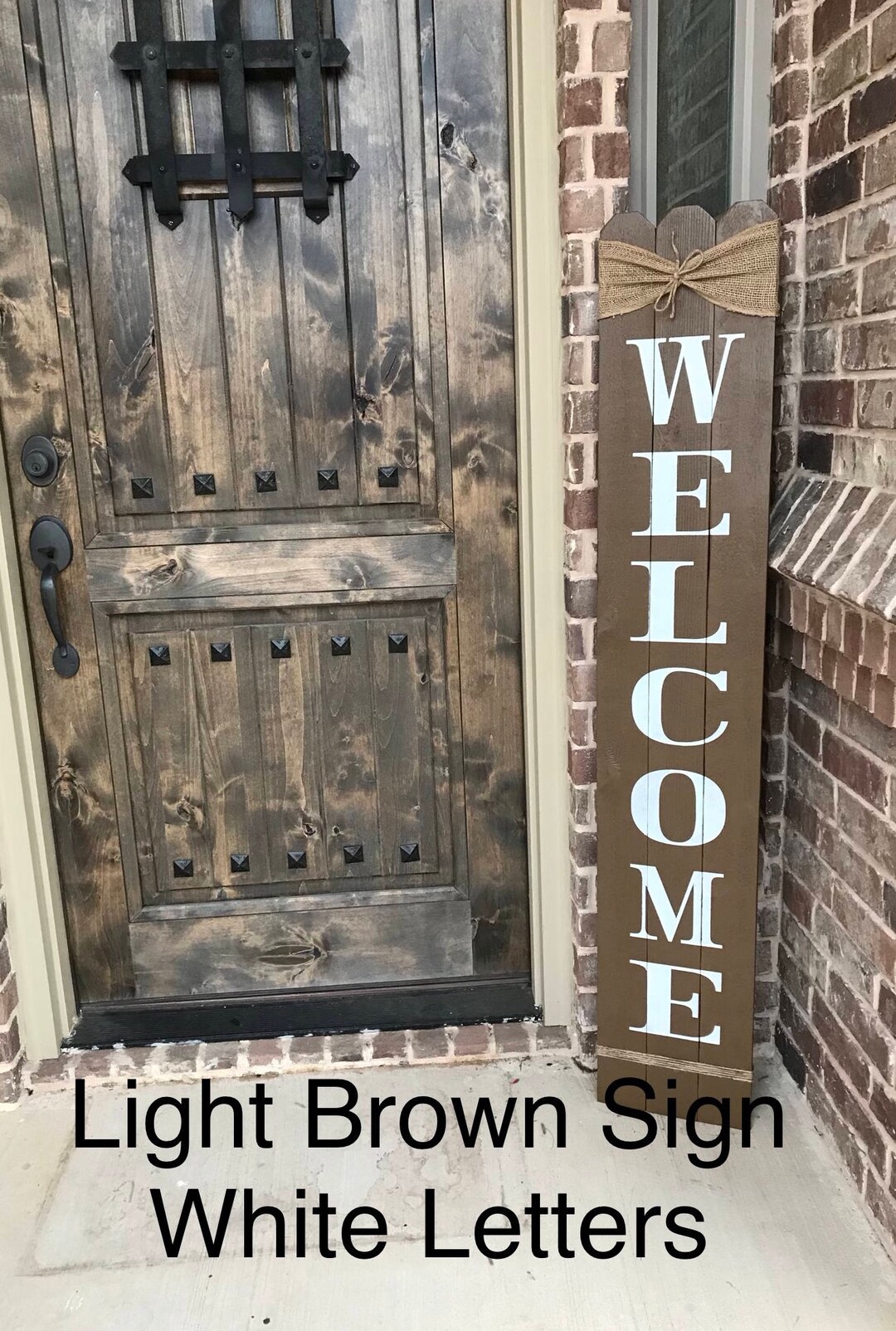 Farmhouse Rustic Welcome Sign Welcome Sign for Front Porch - Etsy