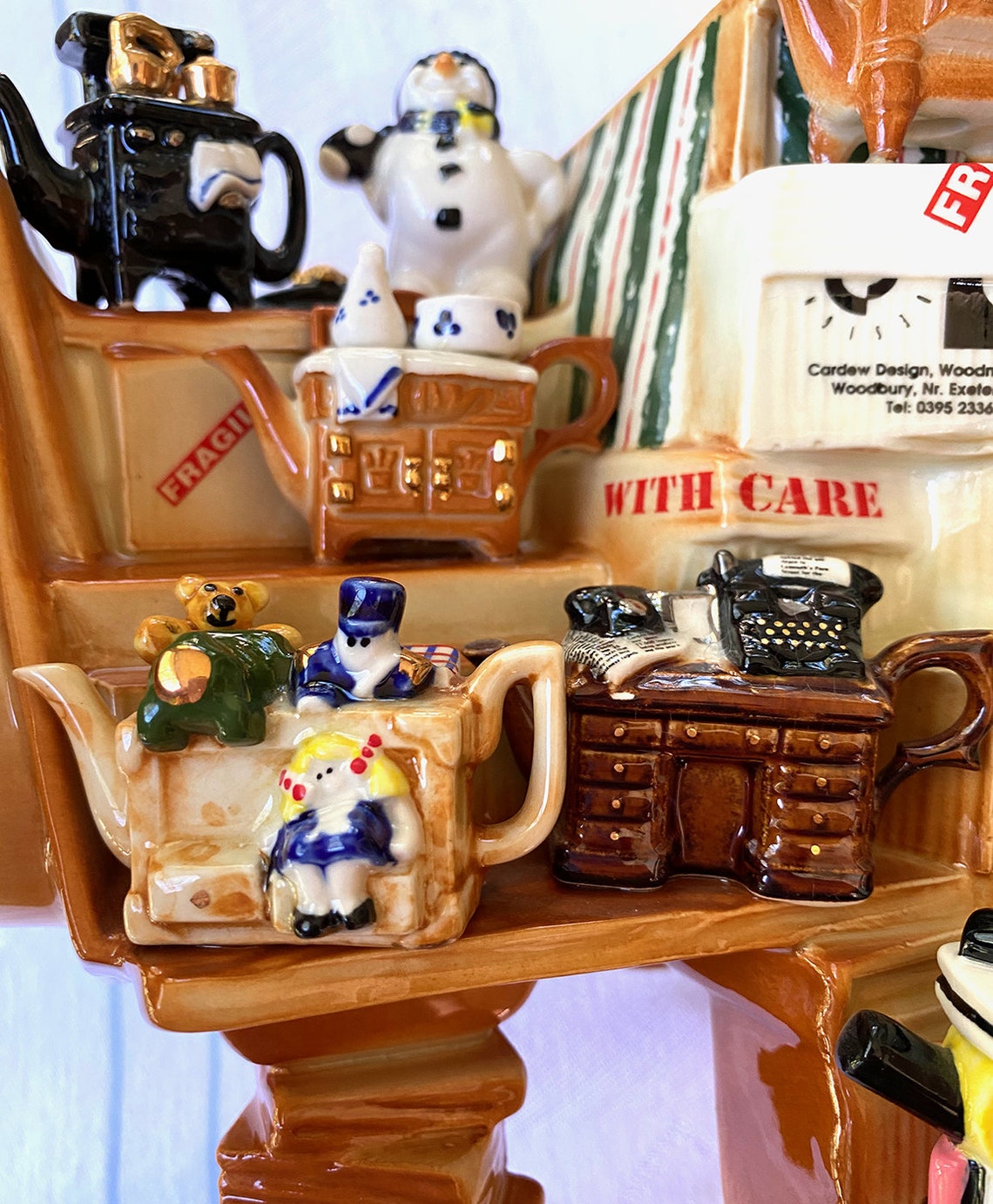 Very Rare Signed Paul Cardew Market Stall Teapot With Matching - Etsy