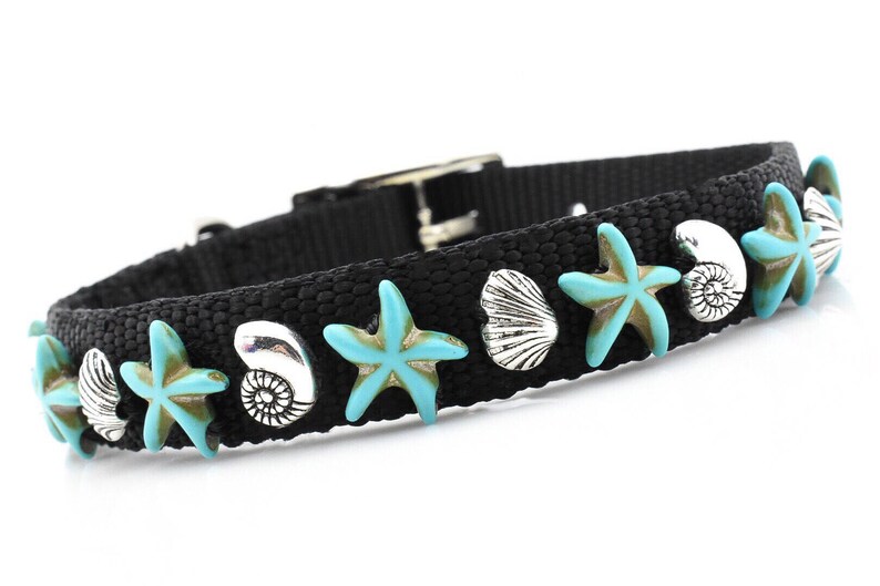 Starfish Dog Collar Beach Theme Collar for Girl Dog Unique - Etsy UK