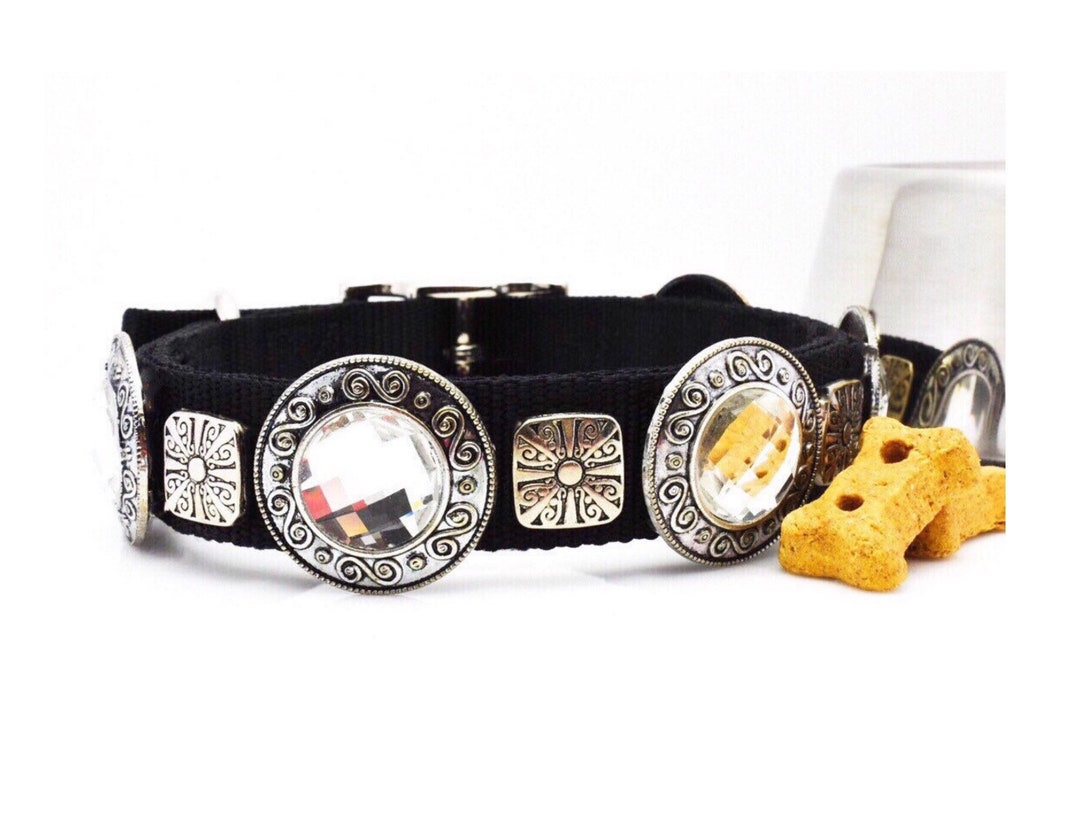 Crystal Dog Collar, Crystal Rhinestone Collar, Wedding Dog Collar, Big ...