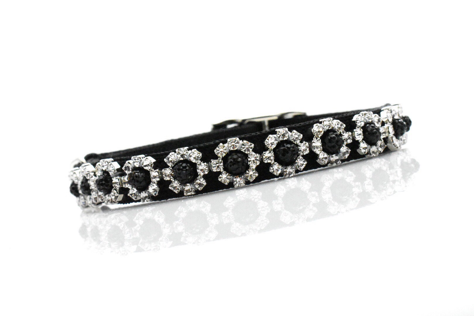 Fancy Cat Collar, Rhinestone Kitten Collar, Bling Cat Collar, Beaded ...