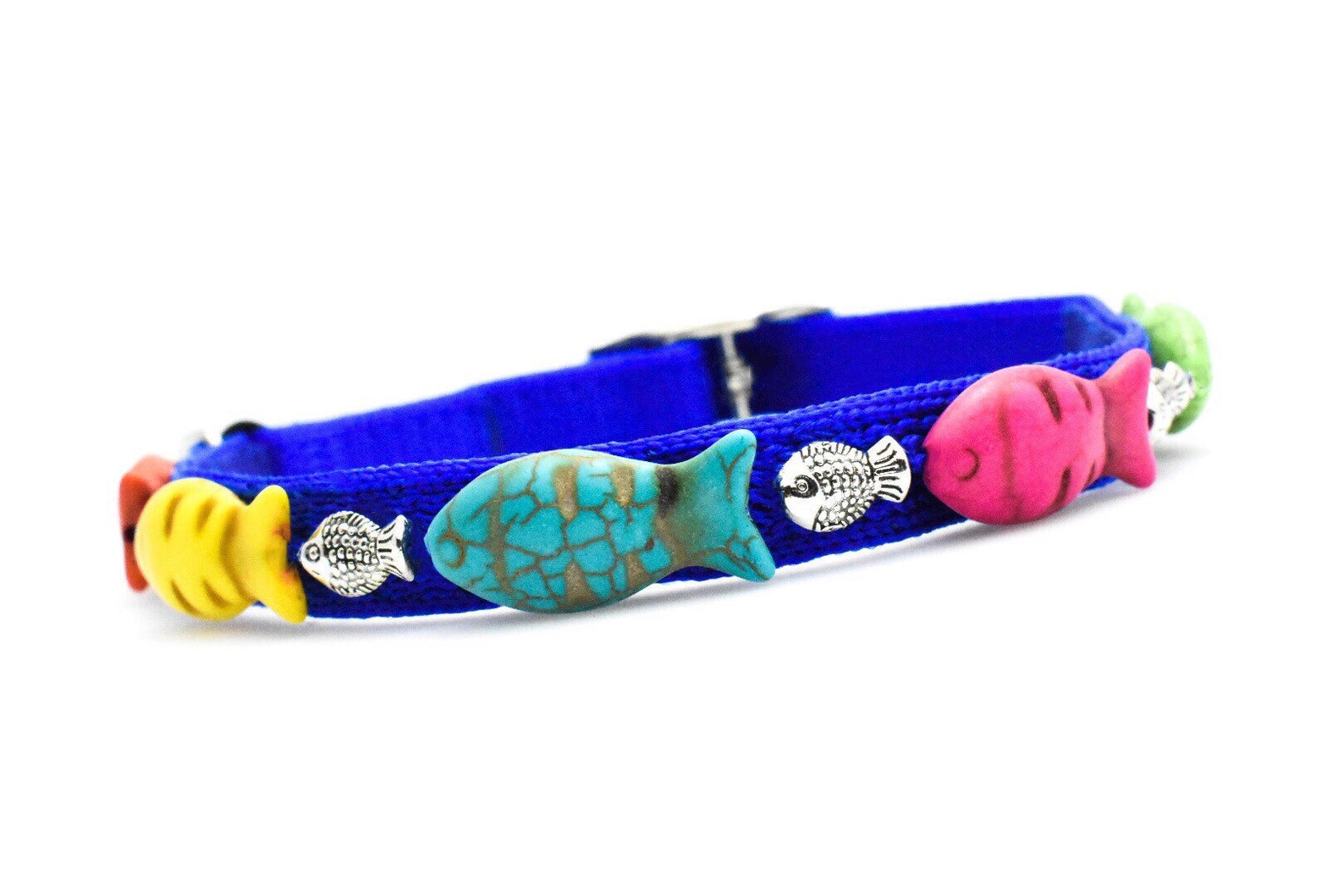 Fish Cat Collar Beaded Cat Collar Colorful Cat Collar | Etsy