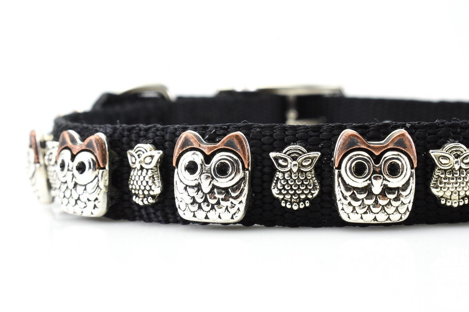 Owl Dog Collar Fancy Unique Owl Pet Collar Beaded Bird | Etsy