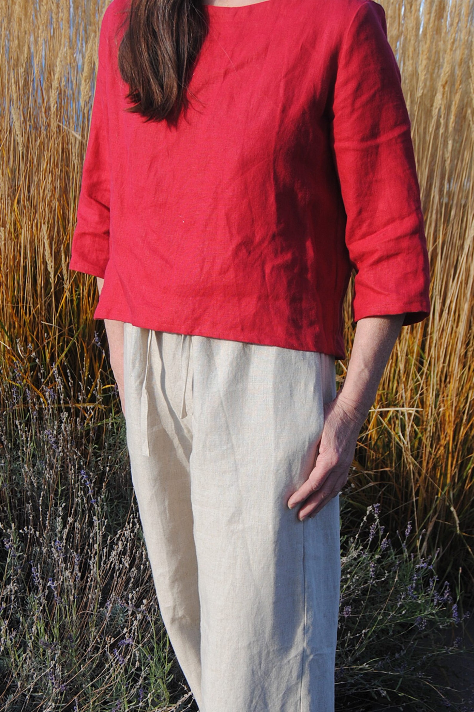 Linen Unisex Relaxed Fit Drawstring Pant | Limited Run - Etsy