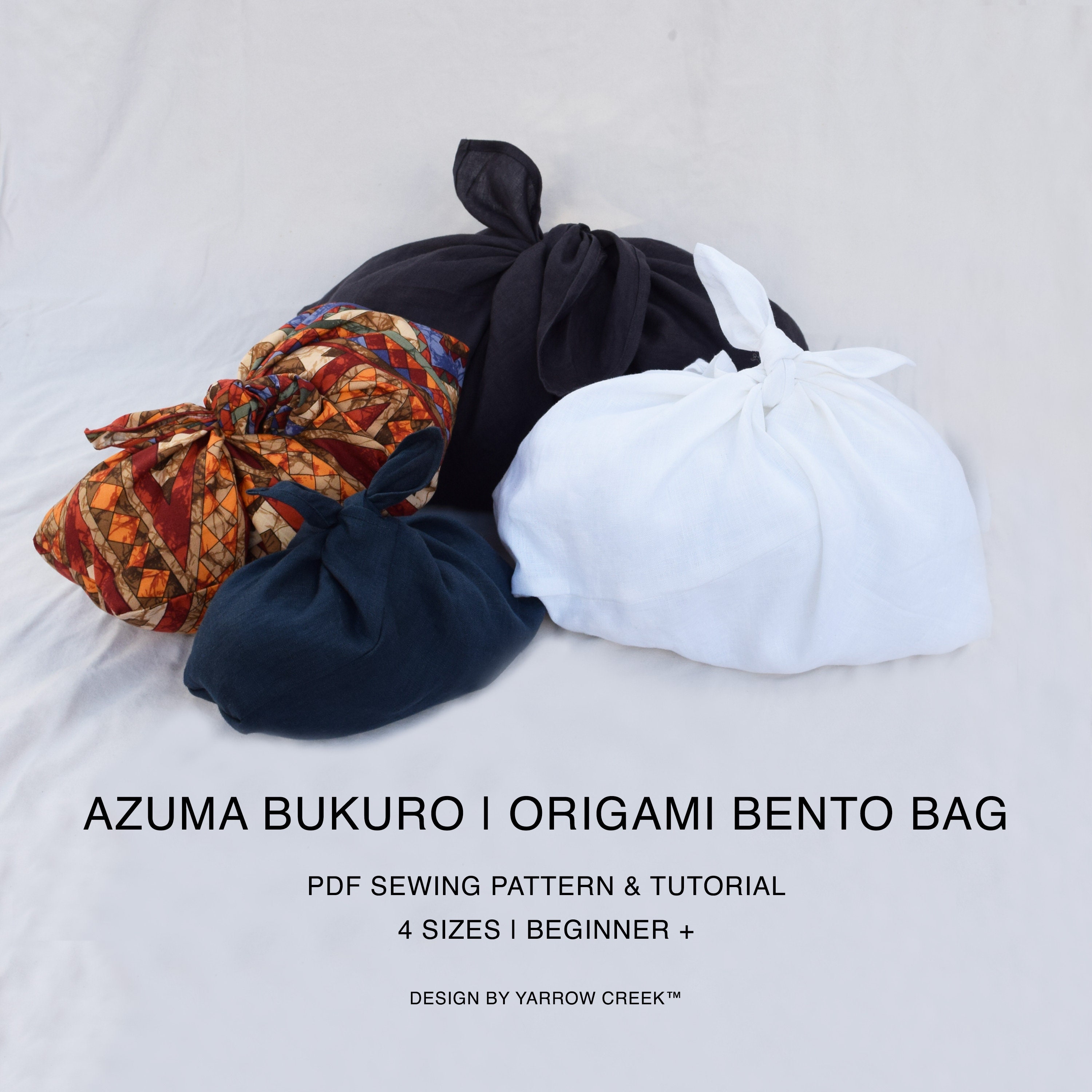 Azuma Bukuro PDF Sewing Pattern 4 Sizes - Etsy