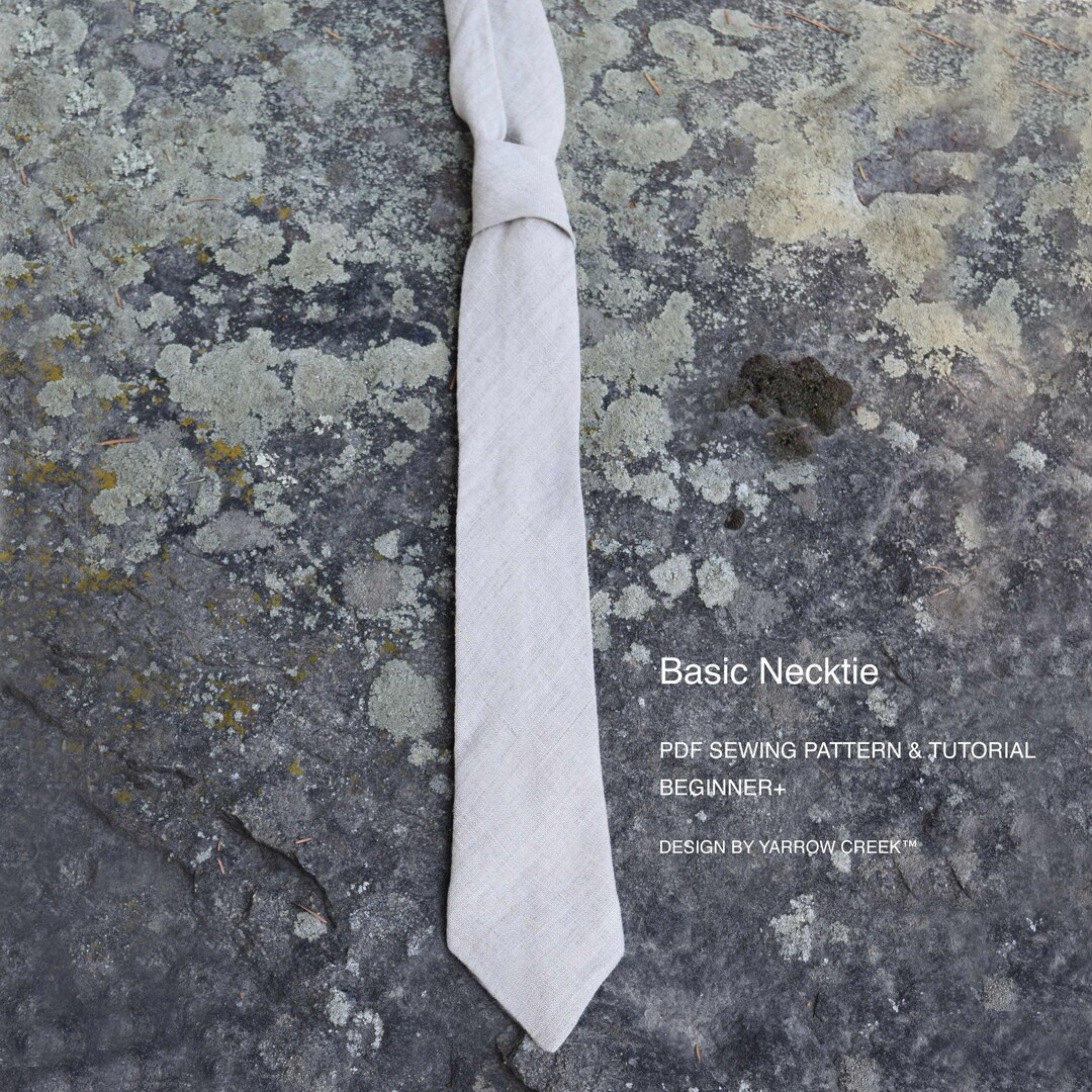 Basic Necktie Sewing PDF Tutorial - Etsy