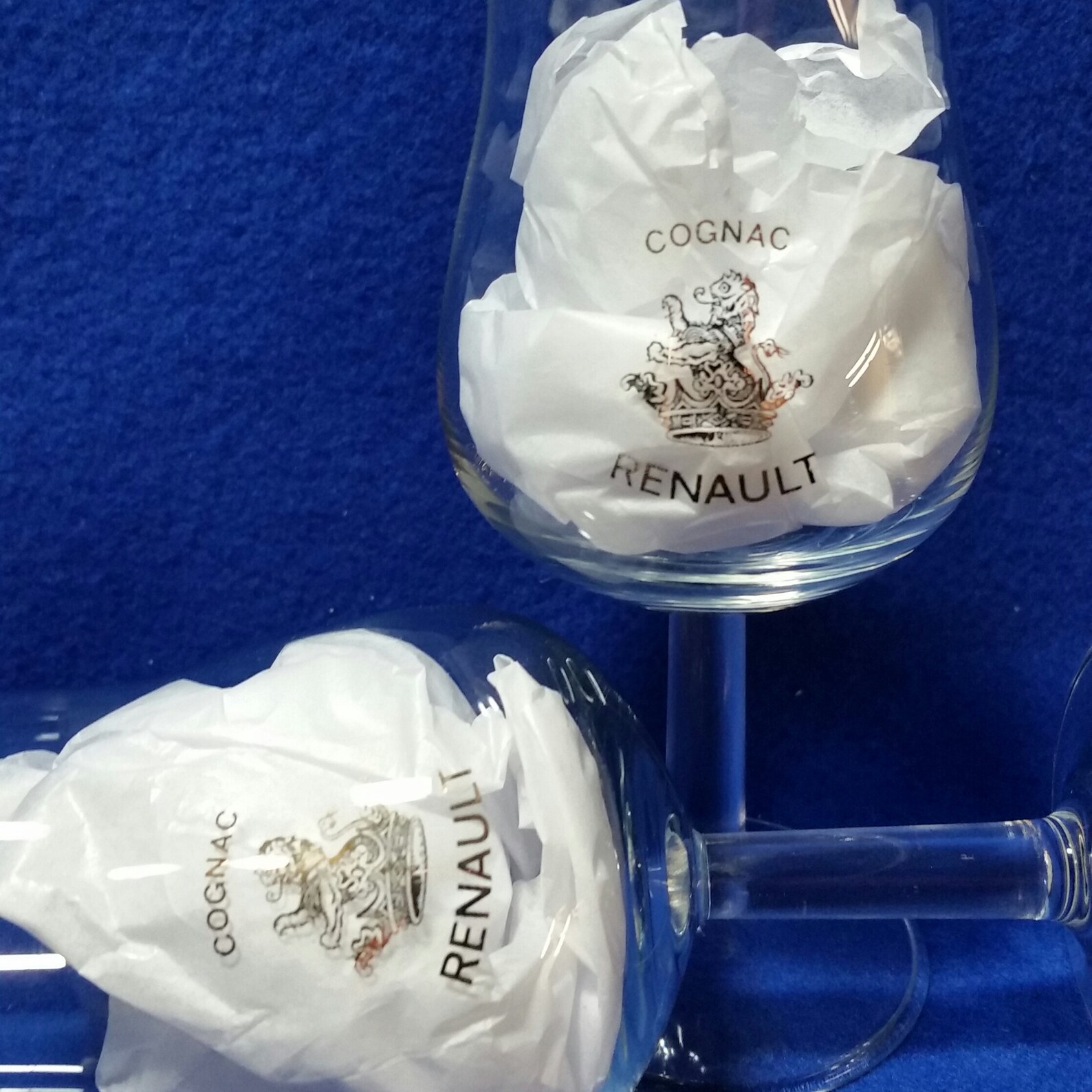 Renault Cognac Sipping Glass Set / 4 Oz Cognac Glasses / Home - Etsy