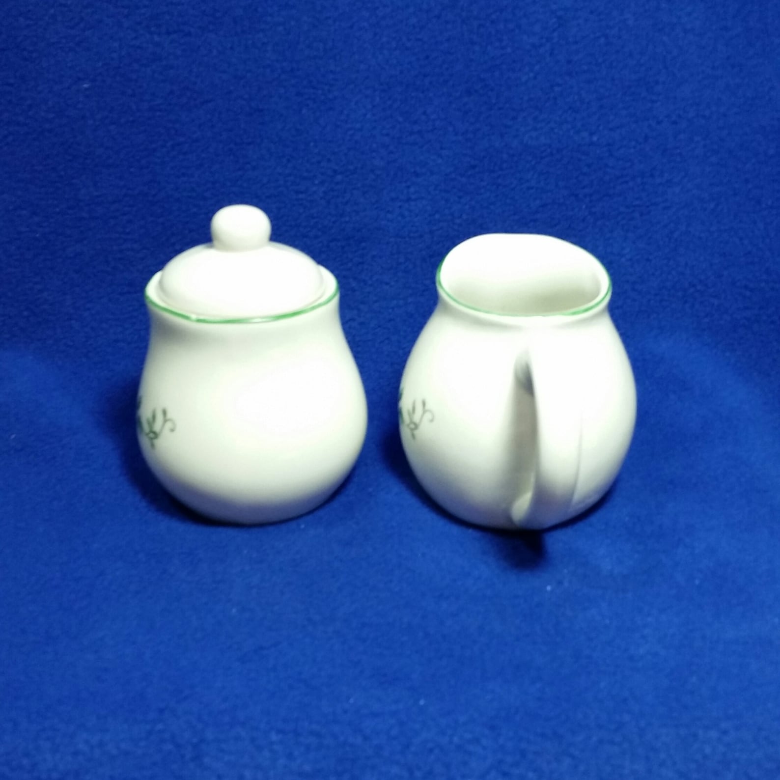 Vintage Christmas Holly Sugar Bowl and Creamer Set by Royal Seasons ...