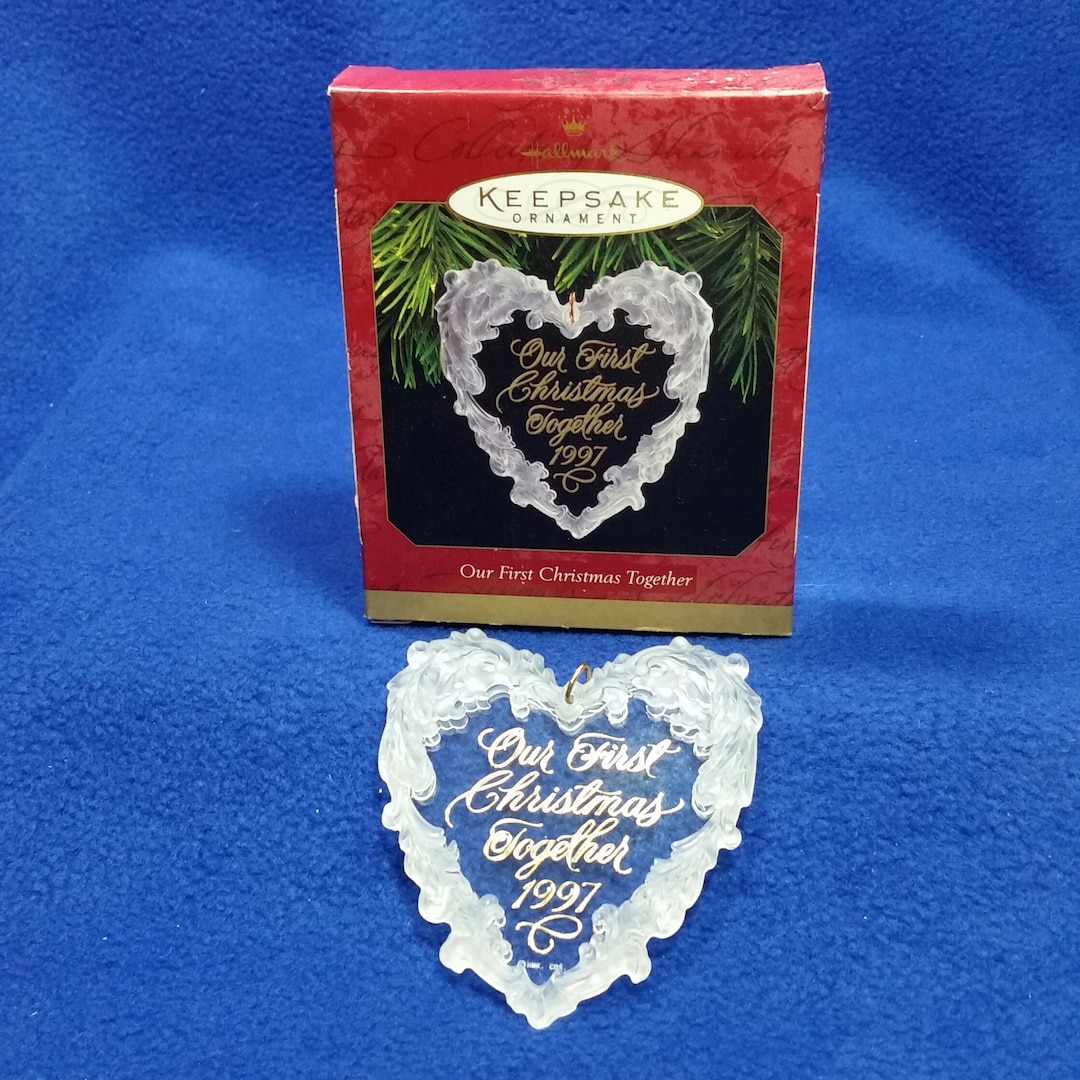 Hallmark Keepsake 1997 Our First Christmas Together Ornament ...