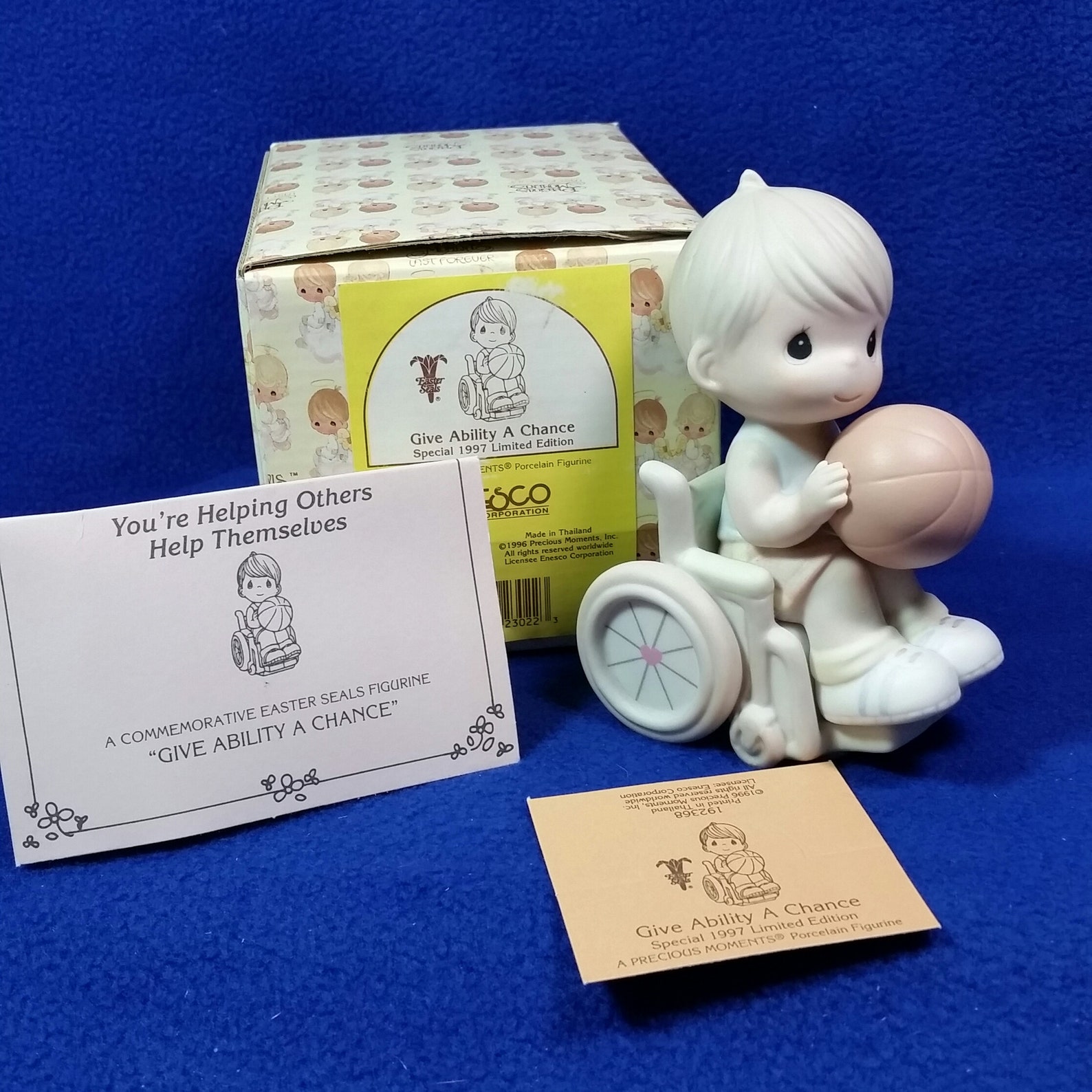 Precious Moments "give Ability A Chance" Figurine / Enesco 192368 ...