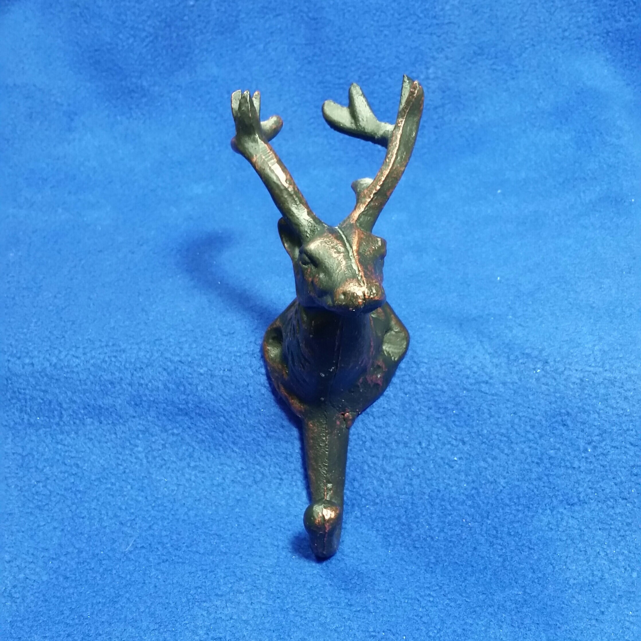 Vintage Copper Look Heavy Cast Iron Deer Head Coat Hanger Hook - Etsy