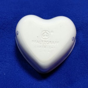 Pfaltzgraff April Heart Shaped Custard Cup / Vintage Pfaltzgraff ...