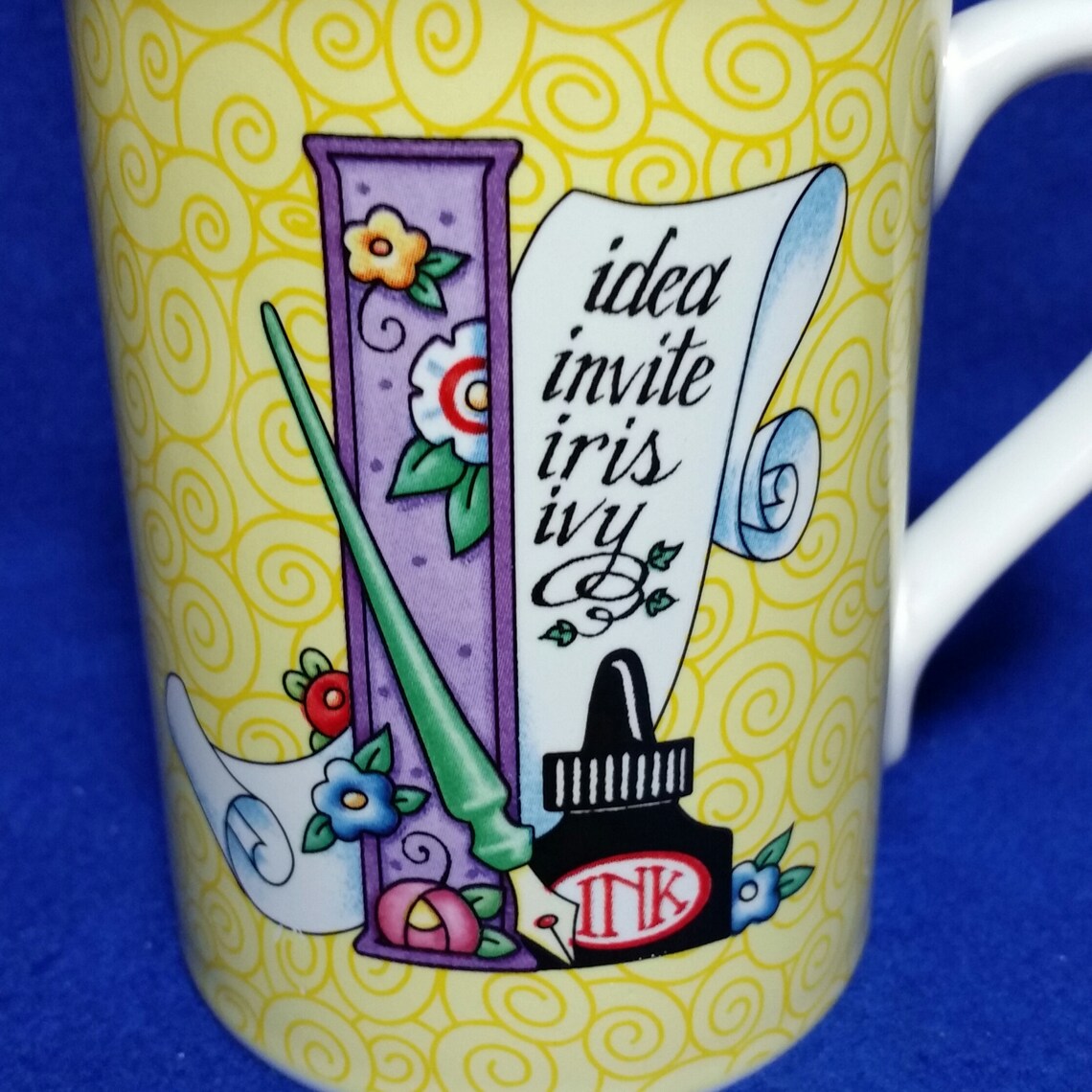 Vintage Mary Engelbreit Letter i Coffee Mug / Mary - Etsy
