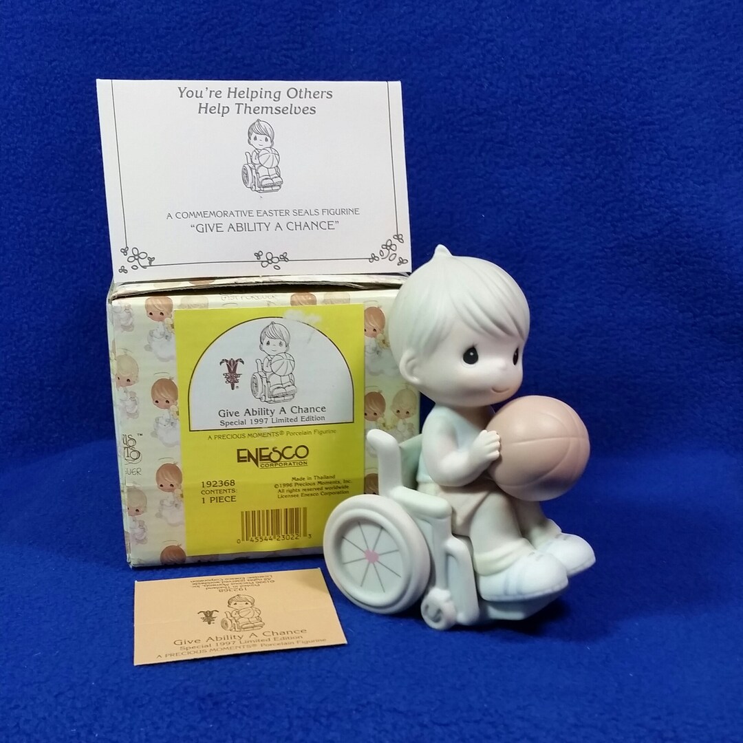 Precious Moments "give Ability A Chance" Figurine / Enesco 192368 ...