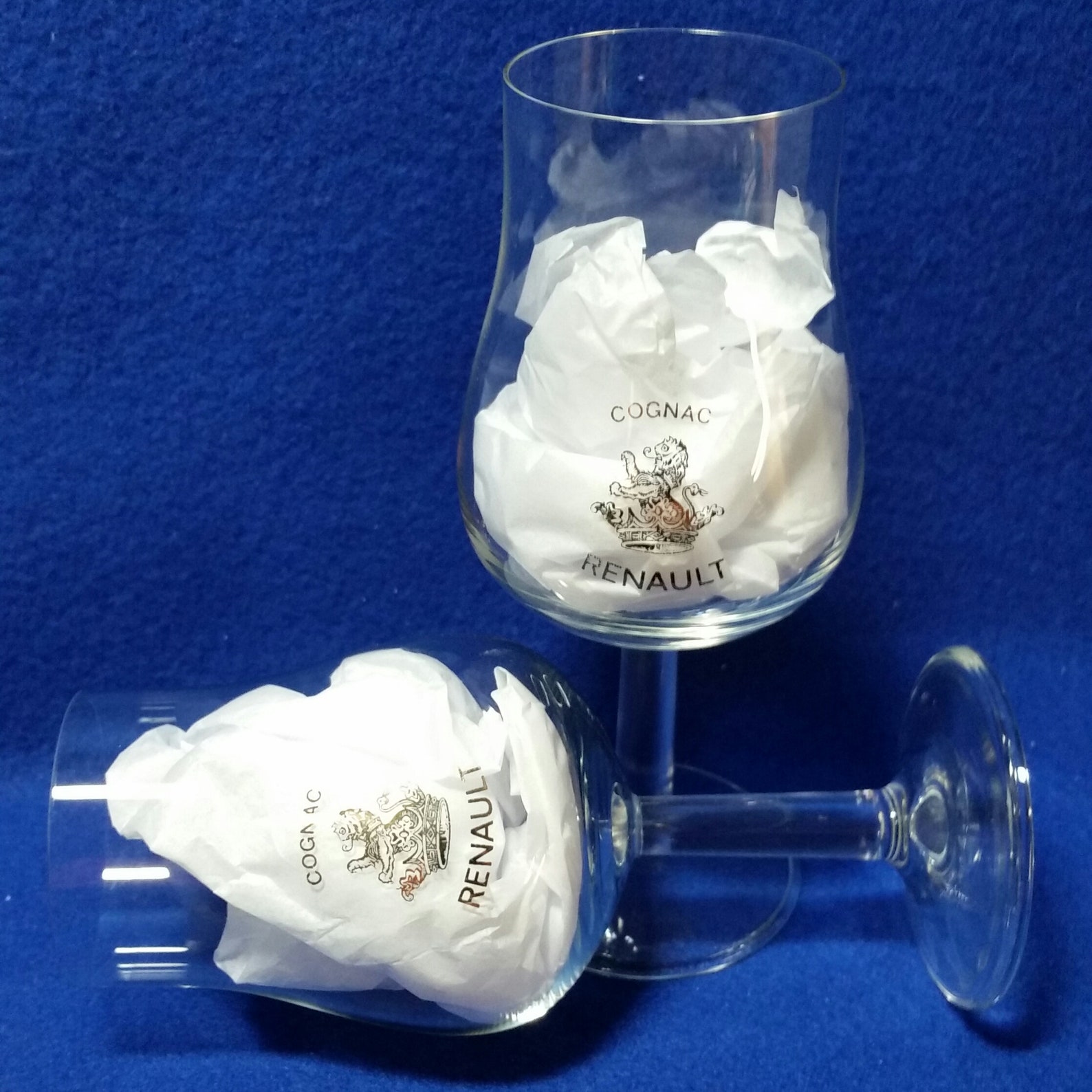 Renault Cognac Sipping Glass Set / 4 Oz Cognac Glasses / Home - Etsy