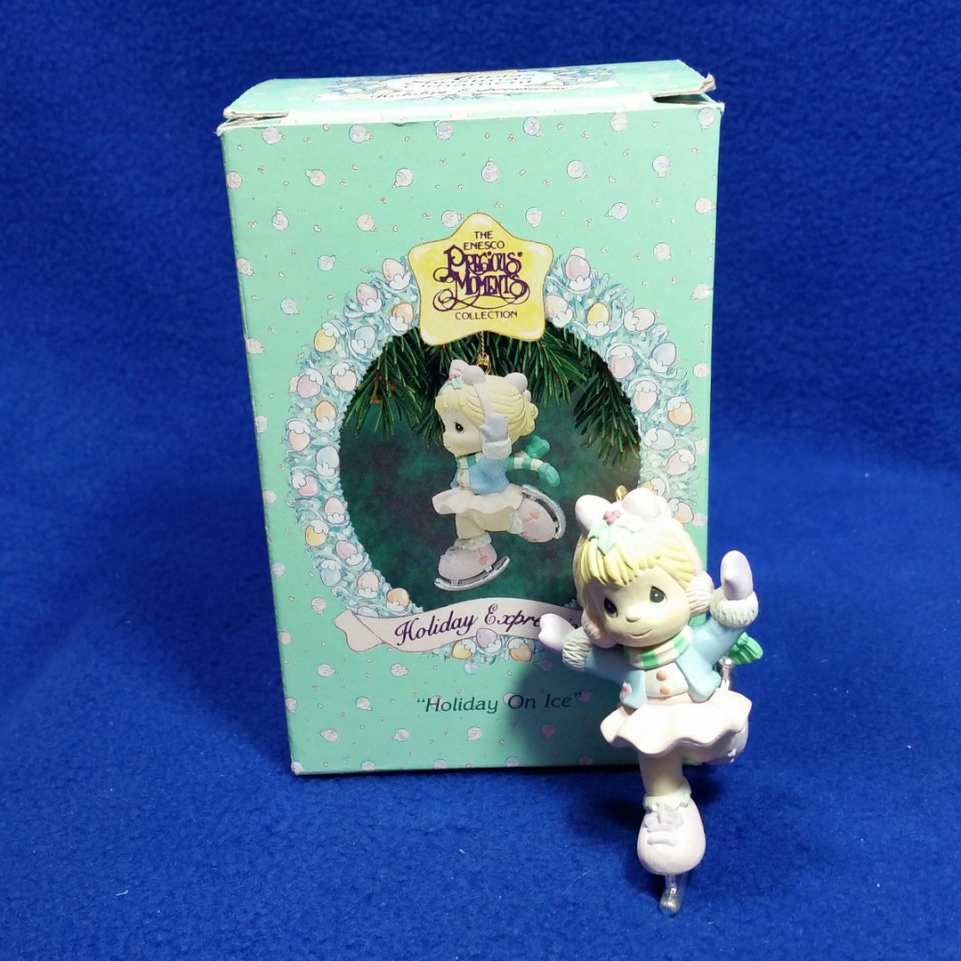Precious Moments "holiday on Ice" Ornament / Enesco 592358 / Artplas ...