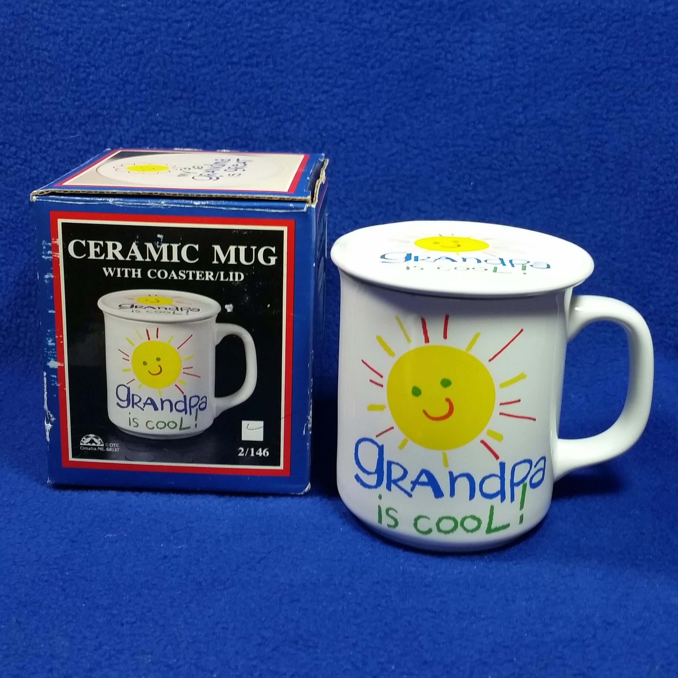 Giftco "my Grandpa is Cool" Mug and Coaster Set / Grandpa Mug and ...