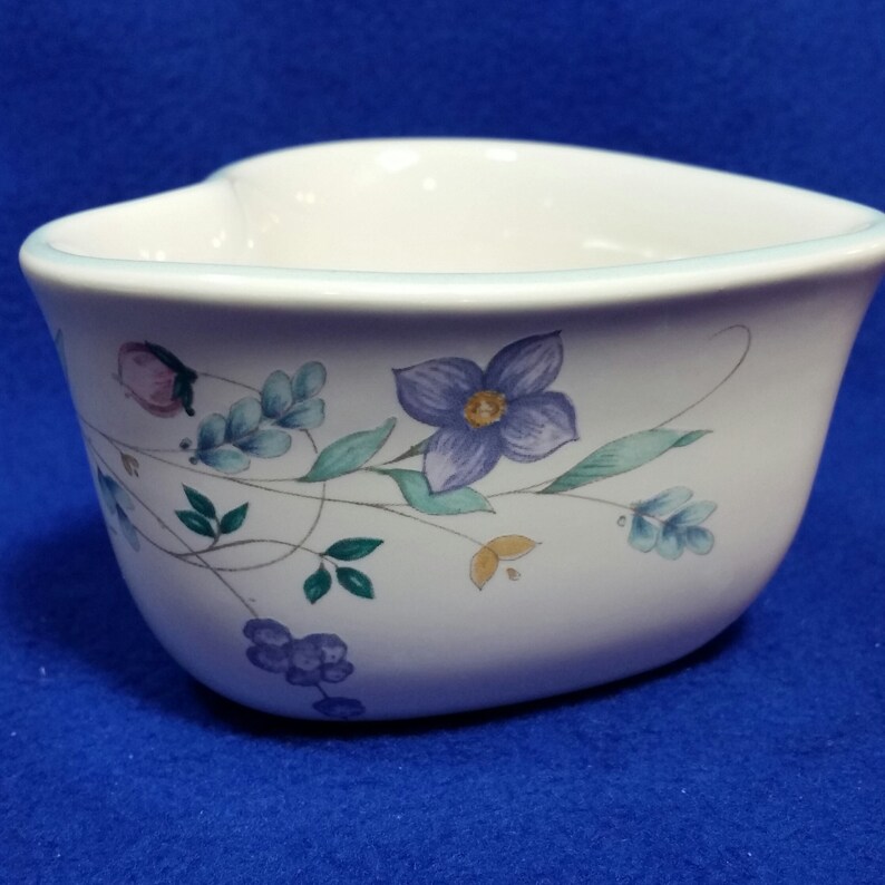 Pfaltzgraff April Heart Shaped Custard Cup / Vintage Pfaltzgraff ...