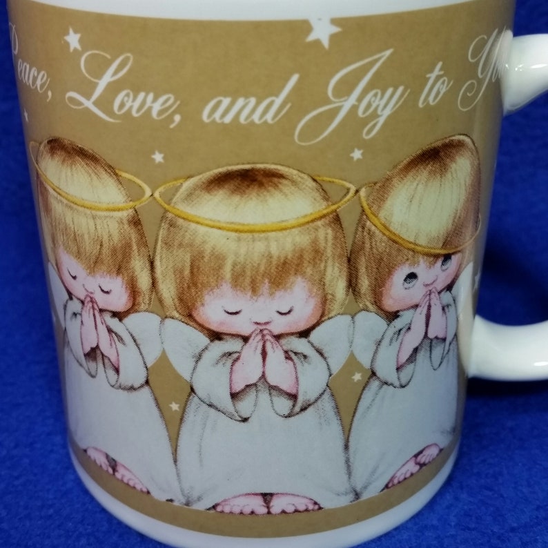 Vintage Hallmark Angel Trio Mug / Child Angels Praying Mug / - Etsy