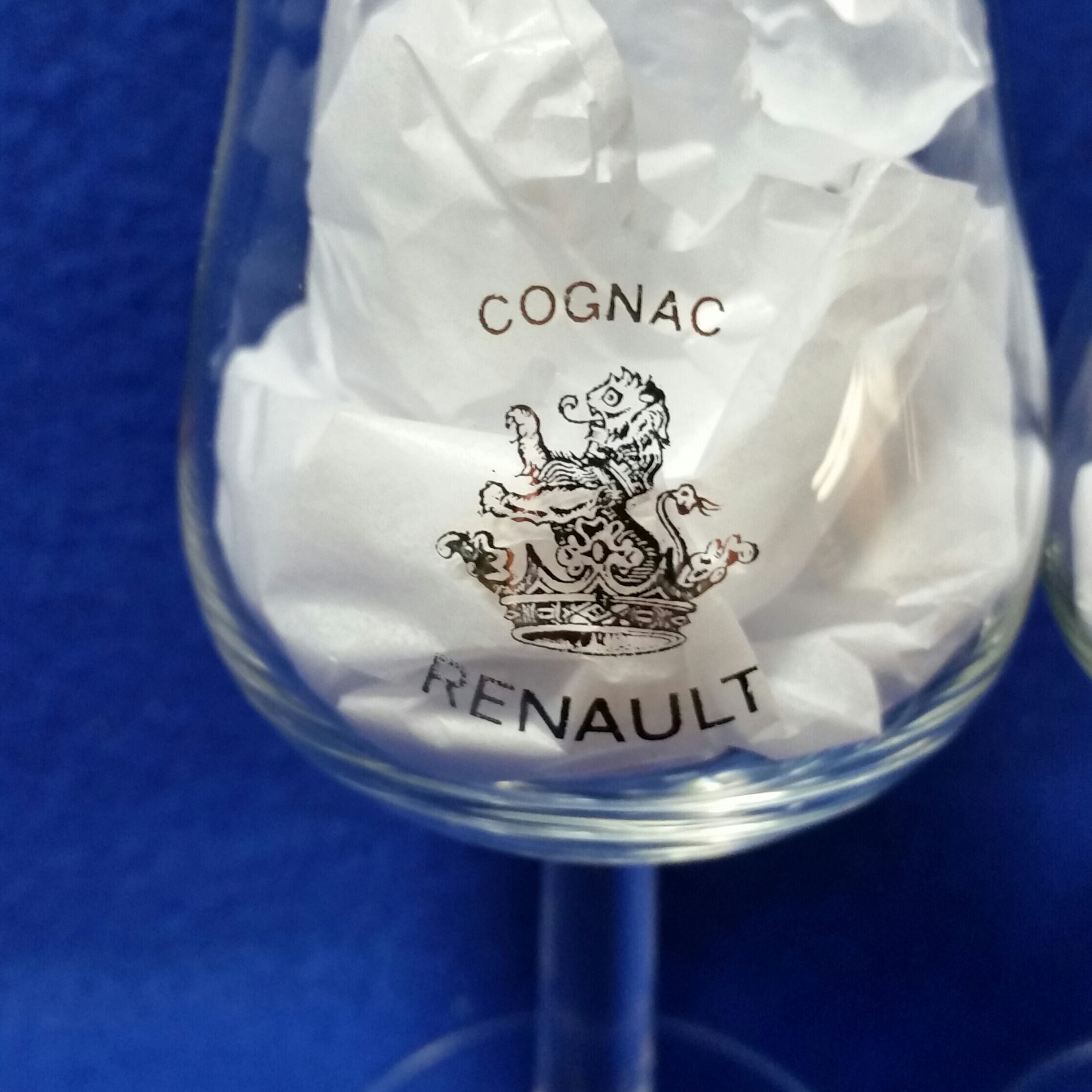 Renault Cognac Sipping Glass Set / 4 Oz Cognac Glasses / Home Bar ...