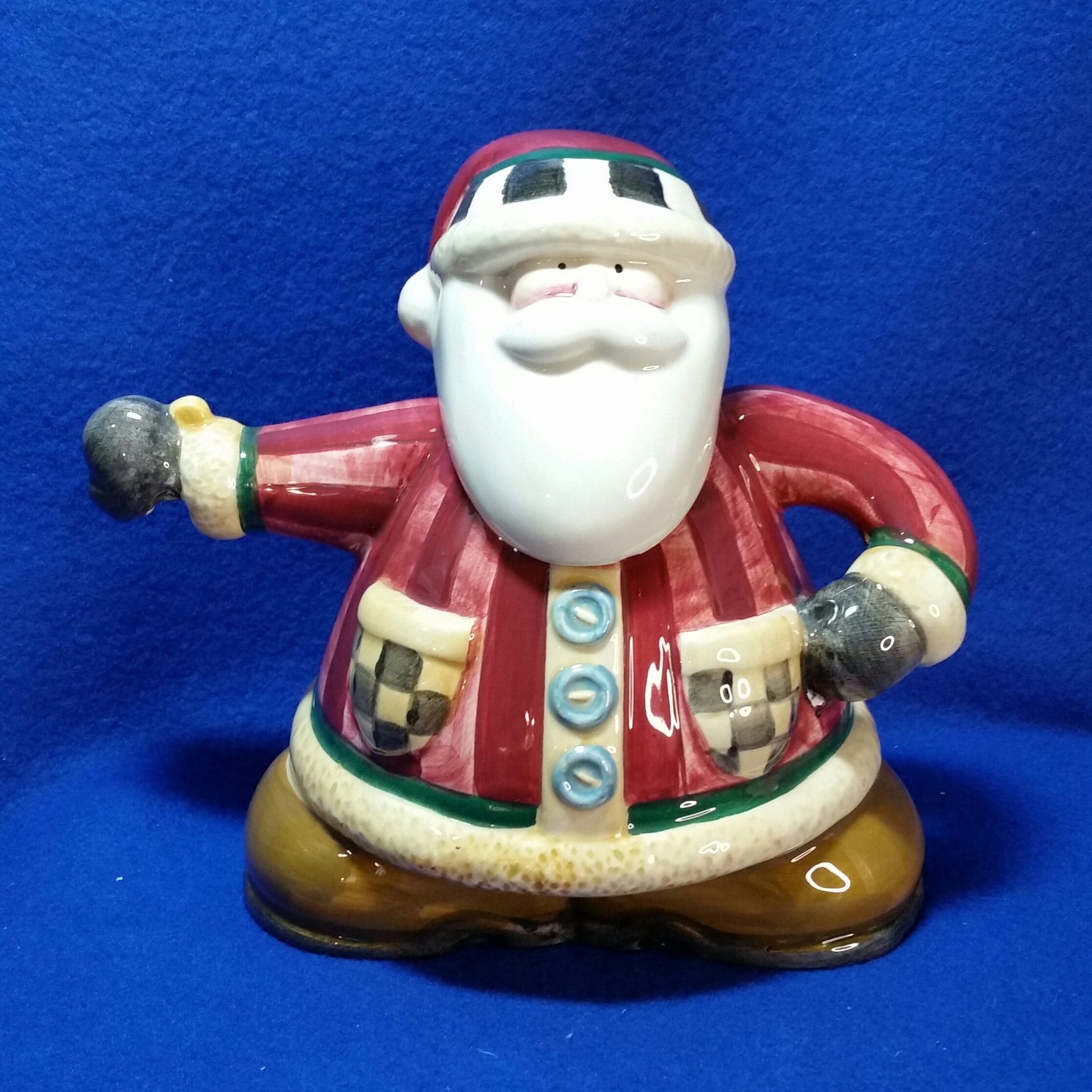 Santa Teapot / Short and Stout Santa Teapot / Debbie Mumm Santa Teapot ...