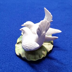 Lefton Doves Figurine / Lefton 05134 / 1985 Lefton Figurine / Vintage ...