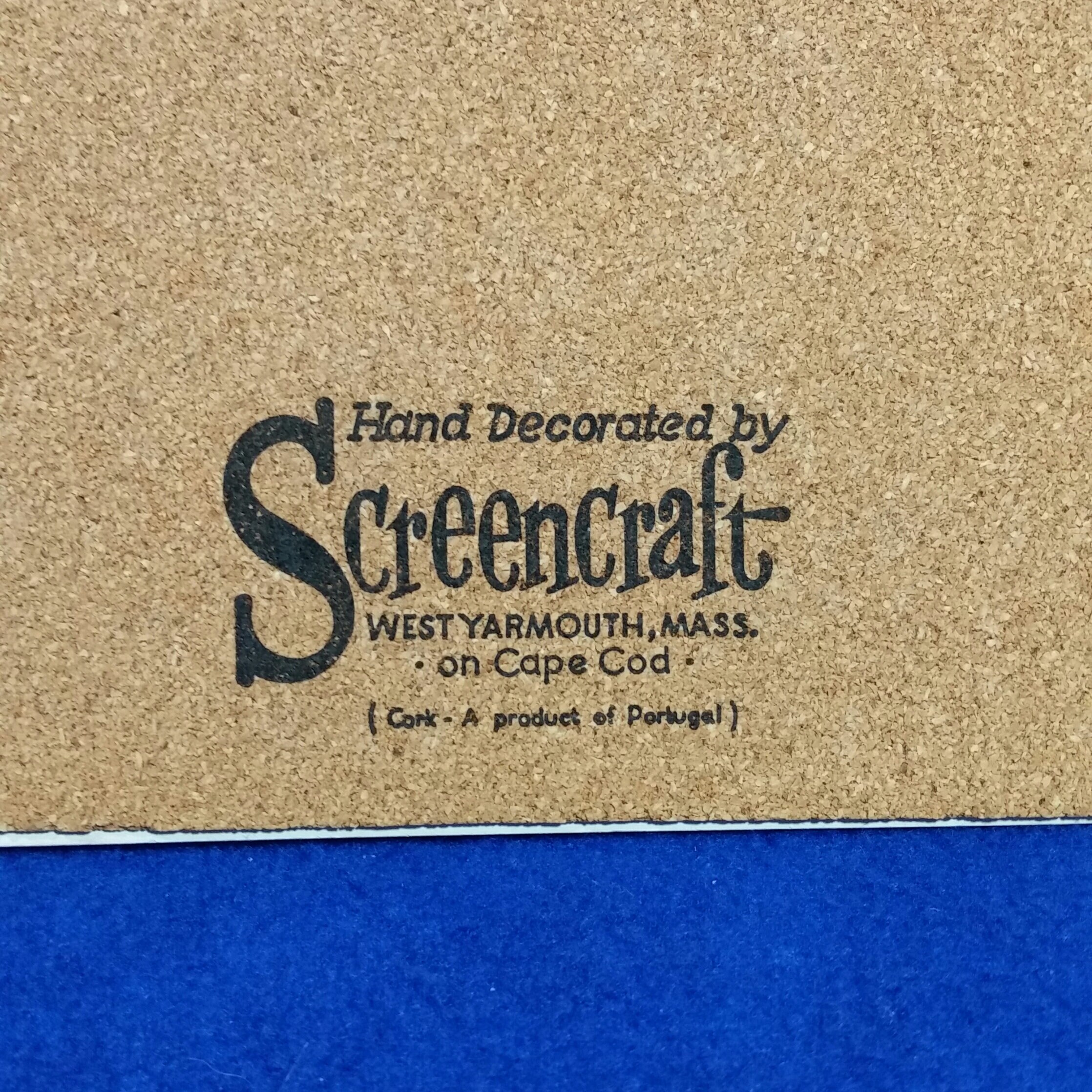 Vintage Screencraft Praying Hands Tile With Cork Back / - Etsy