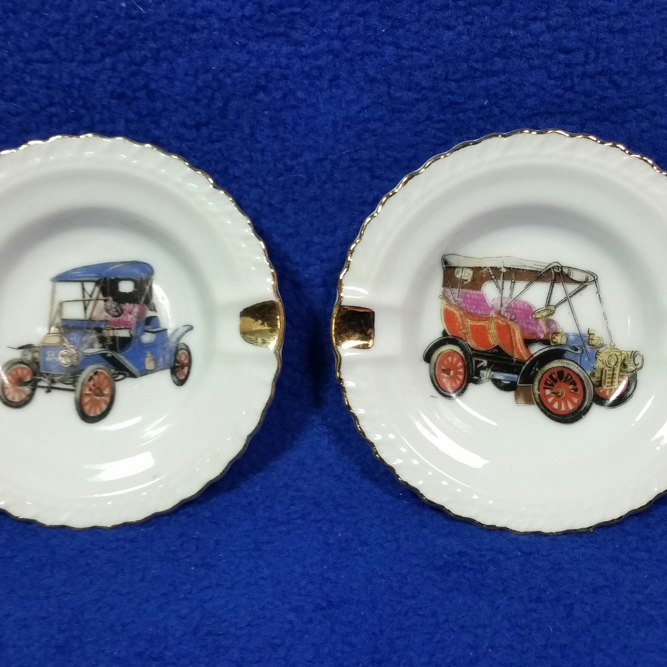 Model T Ashtray Set / Vintage Car Ashtray / Made in Japan / - Etsy