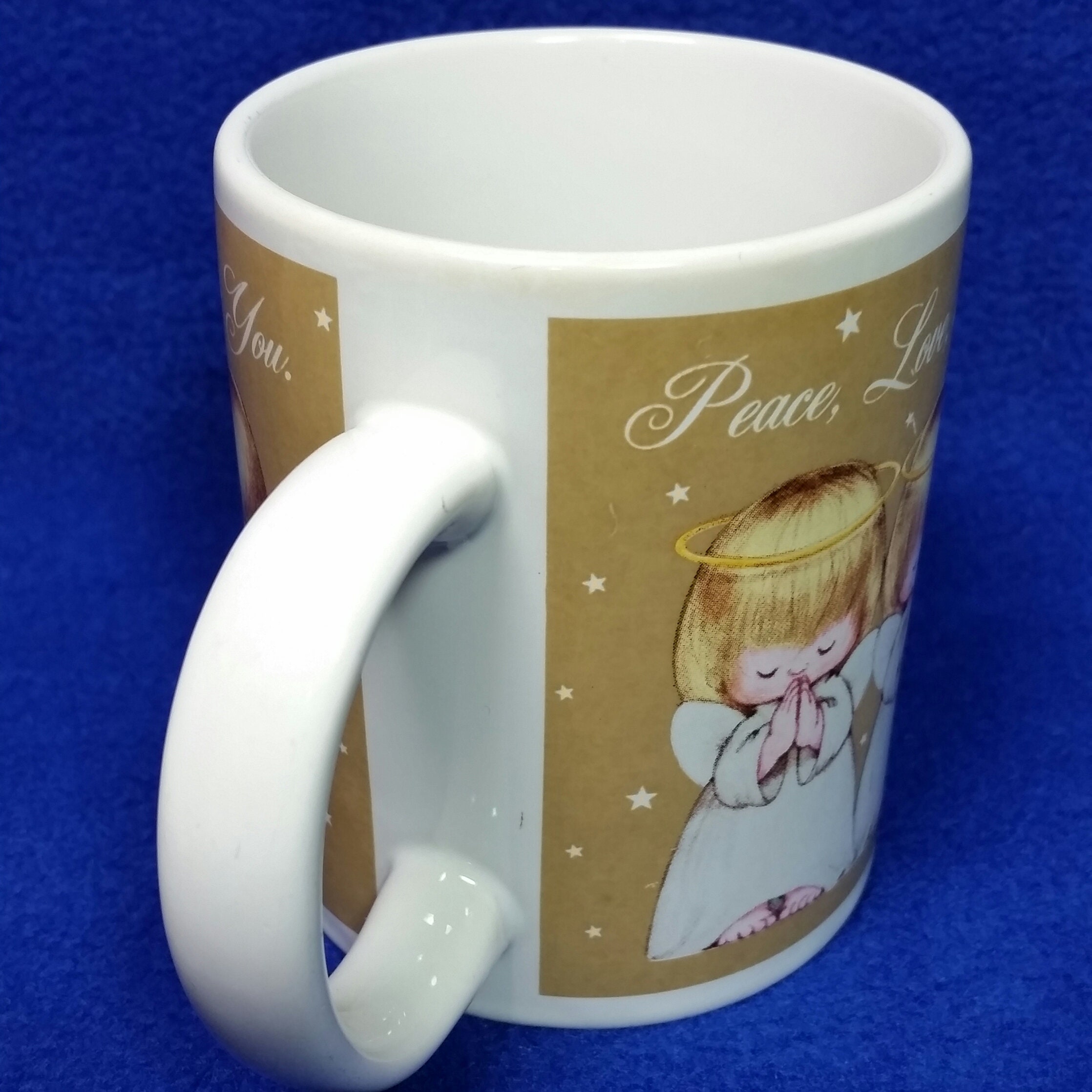 Vintage Hallmark Angel Trio Mug / Child Angels Praying Mug / - Etsy