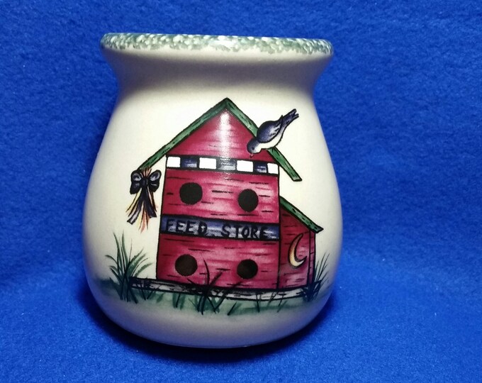 Birdhouse Small Crock by Home and Garden Party / Bird House Votive ...