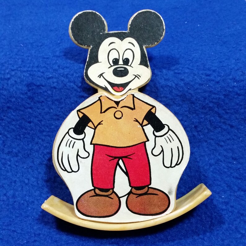 Vintage Rocking Mickey Mouse Toy / Walt Disney Production / - Etsy