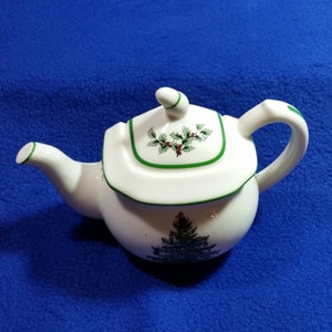 Vintage Spode Christmas Tree Teapot Wall Night Light Cover / - Etsy