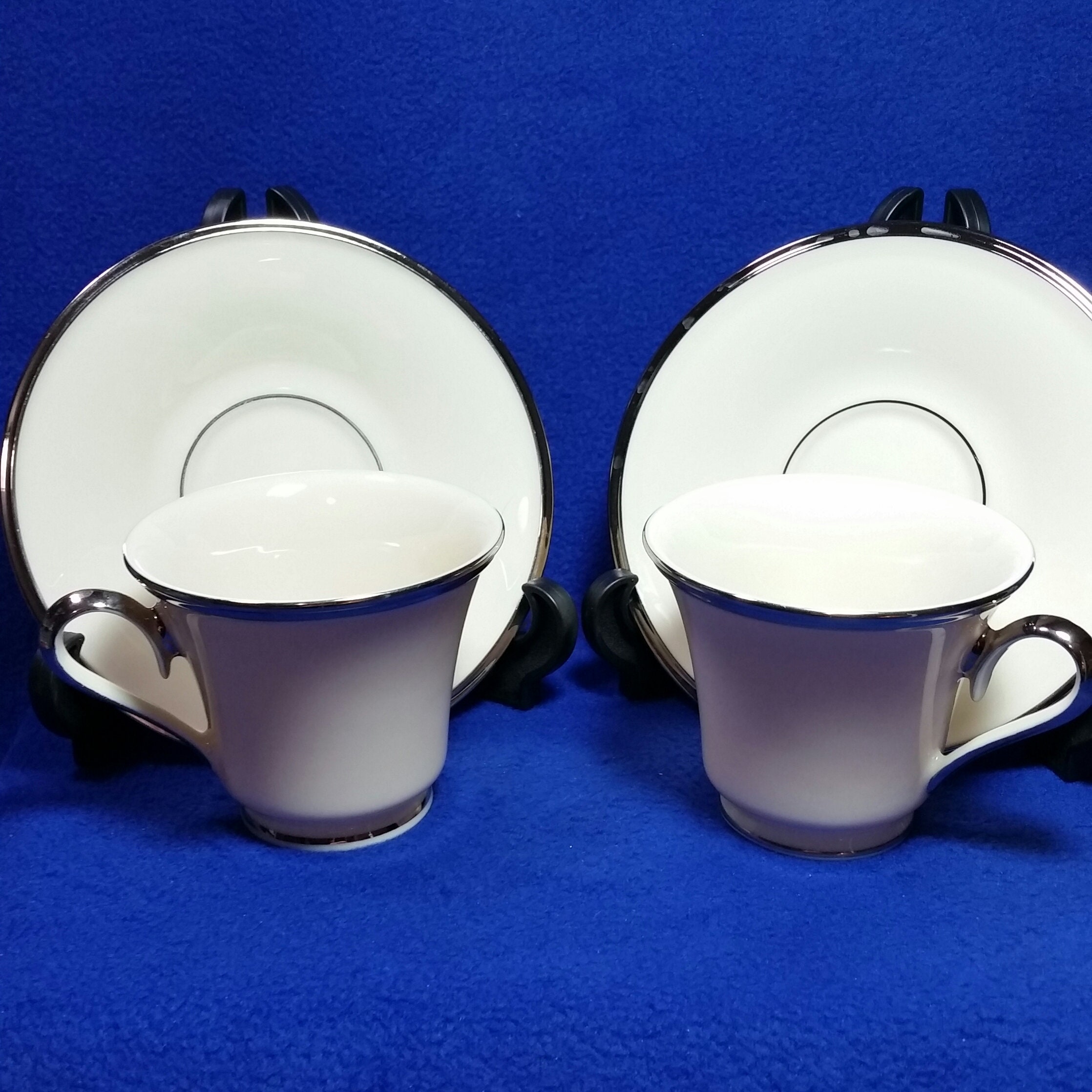 Lenox Solitaire Cup and Saucer Sets / Vintage Lenox / Lenox - Etsy