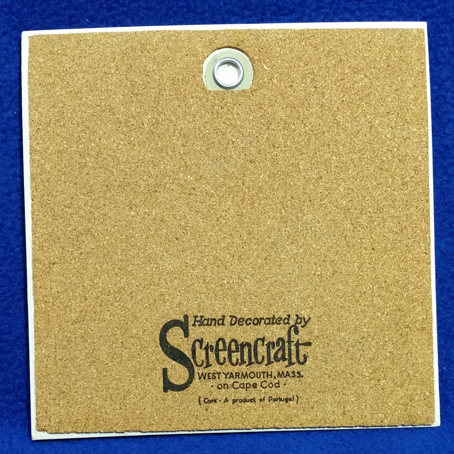 Vintage Screencraft Praying Hands Tile With Cork Back / - Etsy