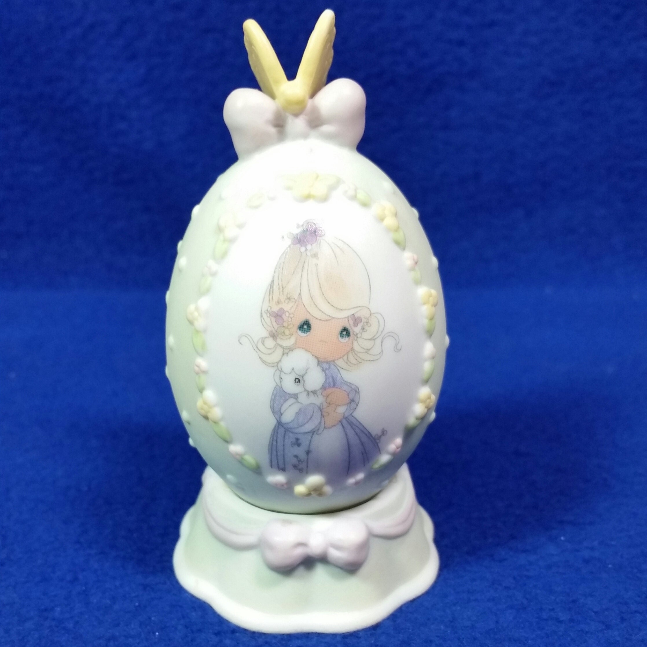 Precious Moments "wishing Ewe A Blessed Easter 2001" Figurine / Enesco ...