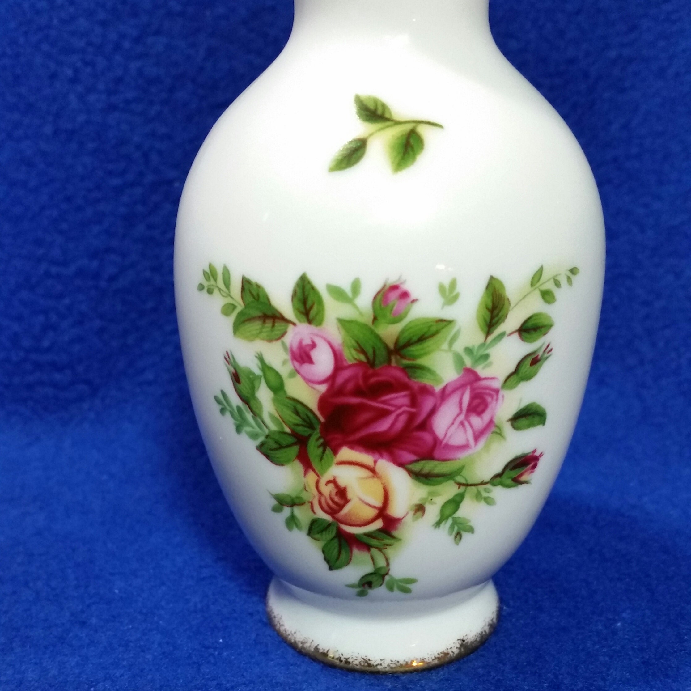 Vintage Royal Albert Old Country Roses Bud Vase / Royal Albert / Old ...