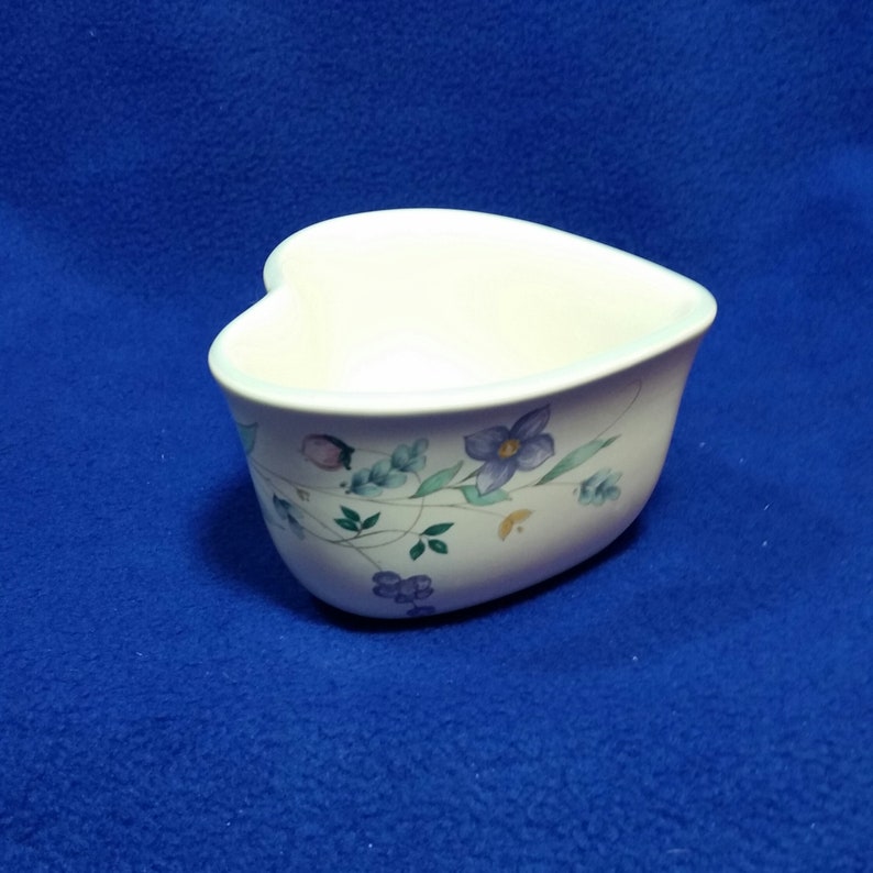 Pfaltzgraff April Heart Shaped Custard Cup / Vintage - Etsy