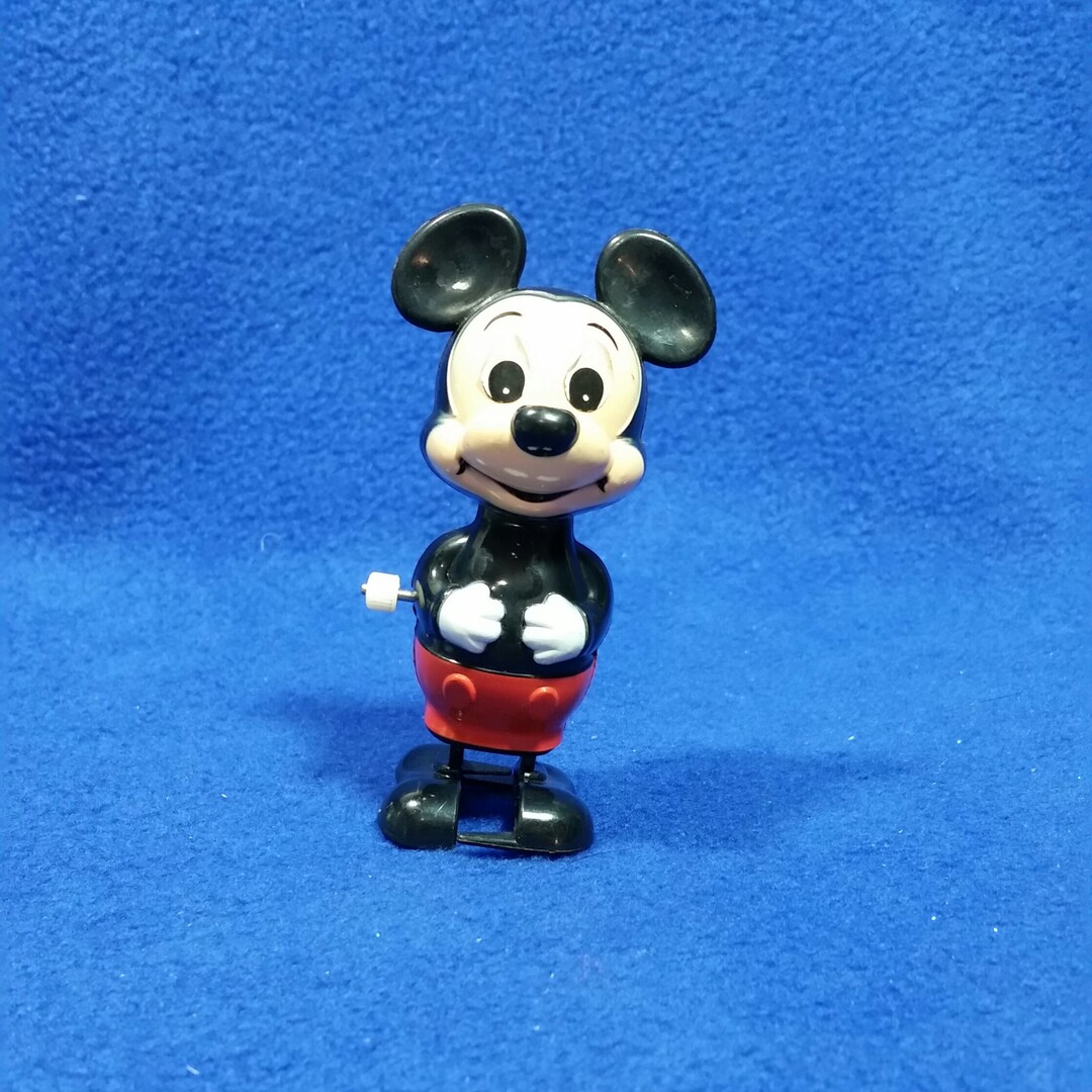Vintage Tomy 1977 Wind up Mickey Mouse Walking Toy / Walt Disney ...