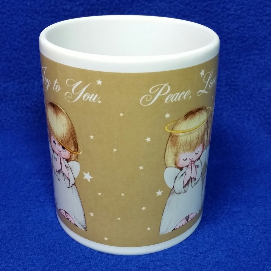 Vintage Hallmark Angel Trio Mug / Child Angels Praying Mug / - Etsy