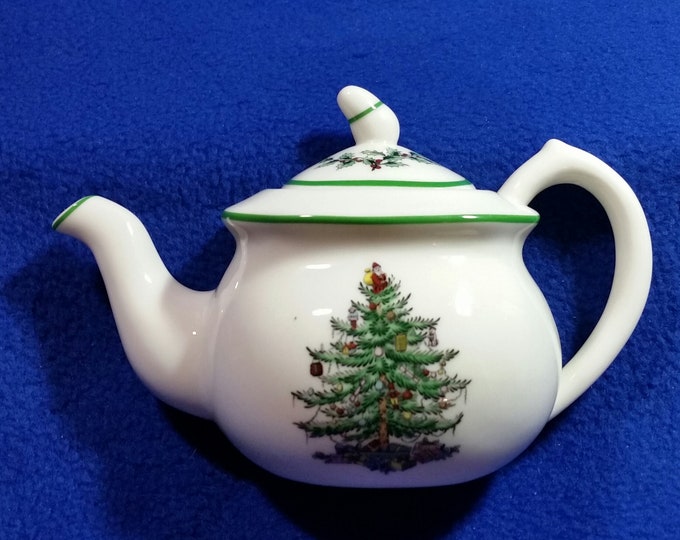 Vintage Spode Christmas Tree Teapot Wall Night Light Cover / Spode Wall ...