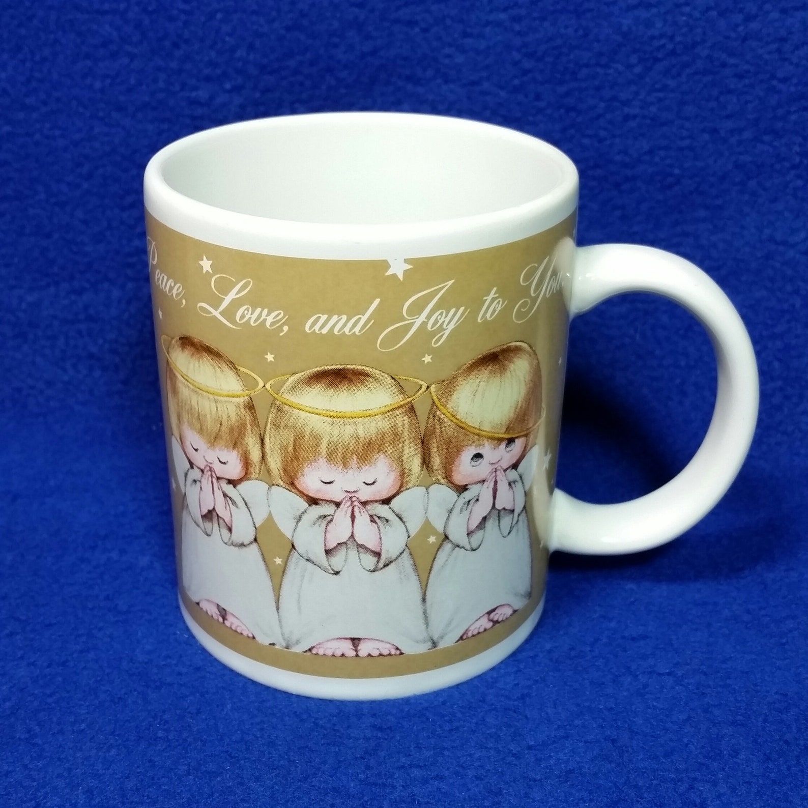 Vintage Hallmark Angel Trio Mug / Child Angels Praying Mug / - Etsy