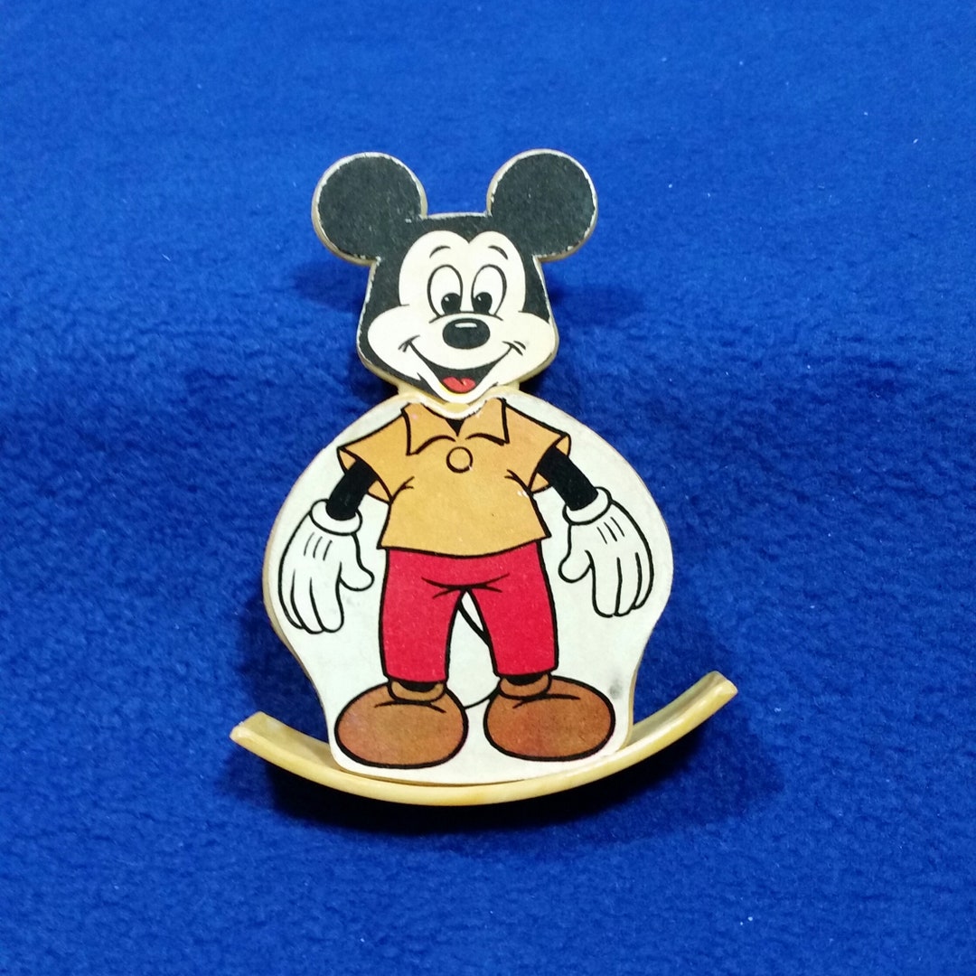 Vintage Rocking Mickey Mouse Toy / Walt Disney Production / - Etsy