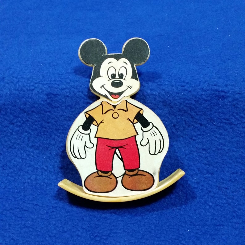 Vintage Rocking Mickey Mouse Toy / Walt Disney Production / - Etsy