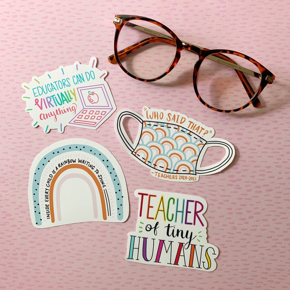 Teacher Sticker Pack Vinyl Stickers Decal | Etsy