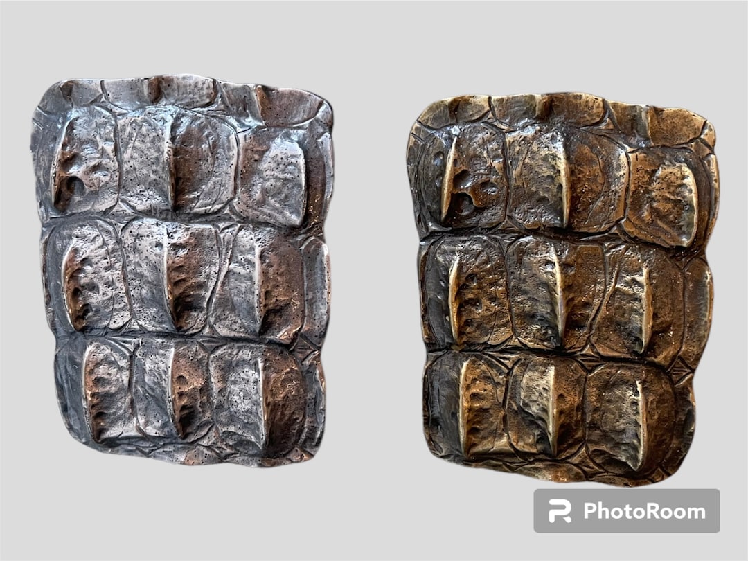 Alligator Horns Belt Buckles 1.25" Silver and Gold - Etsy