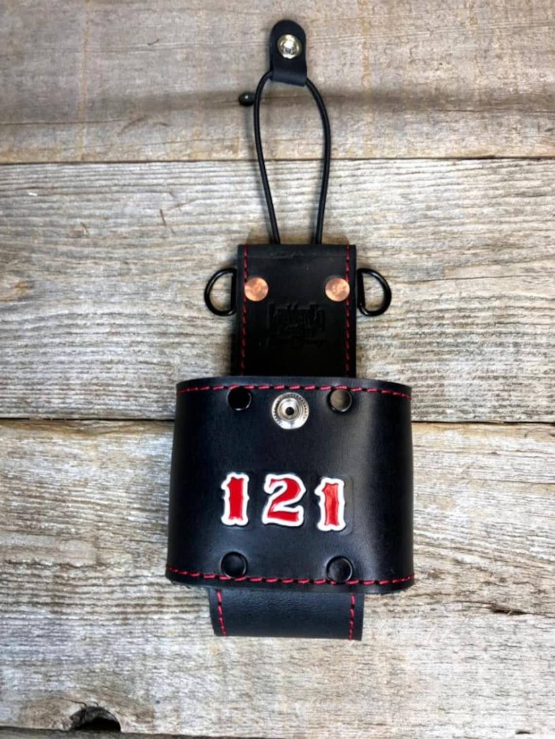 Custom Firefighter Leather Radio Holster - Etsy
