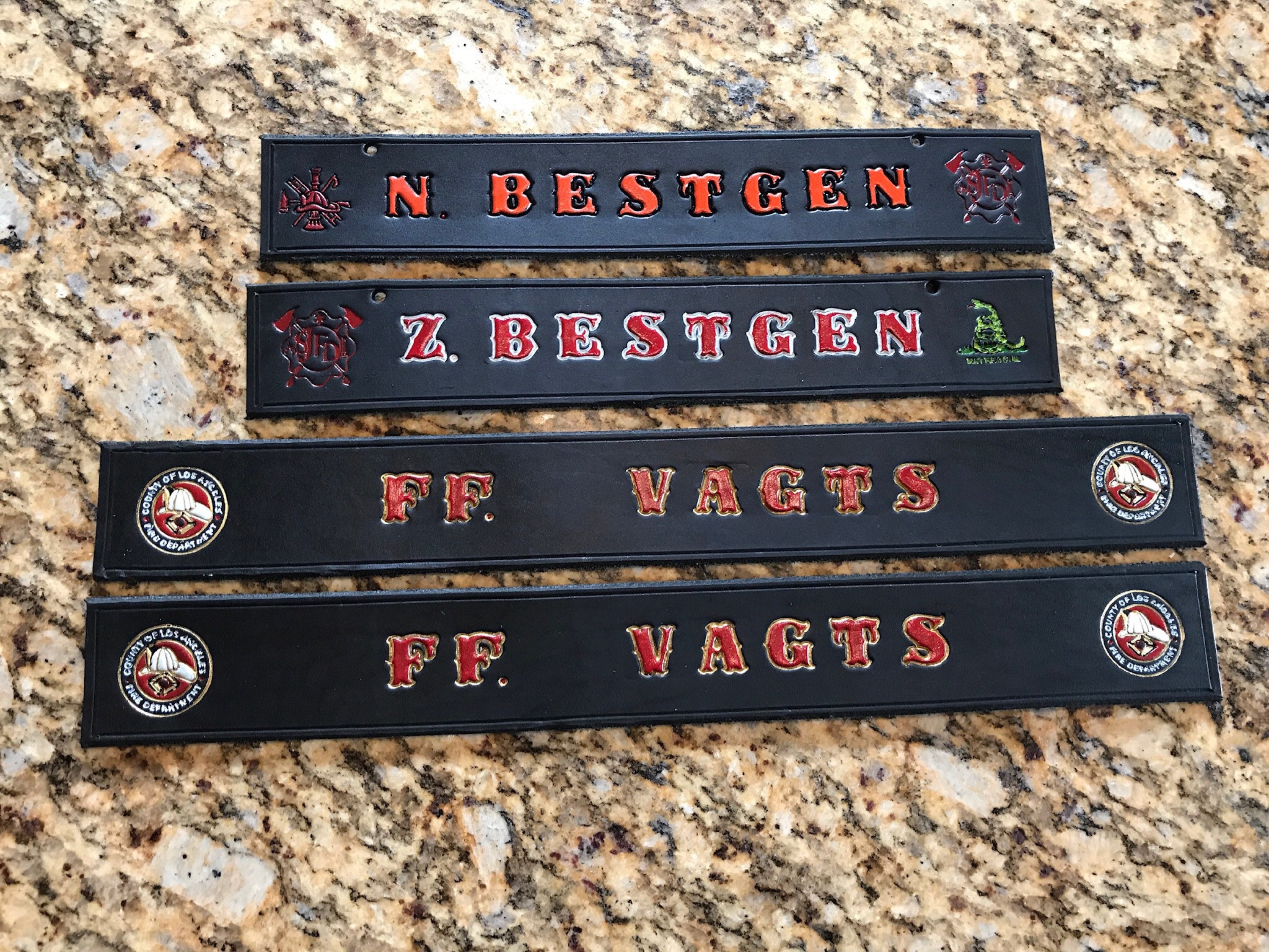 Universal Firefighter Locker Name Tag - Etsy