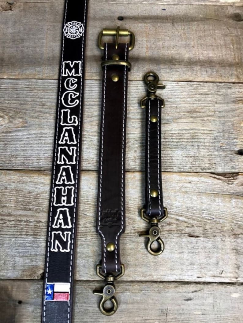 Firefighter-radio Strap & Anti-sway Strap (black) Custom Personalized ...